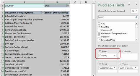How To Add A Pivot Table Filter Field Using EPPlus And C Stack Overflow