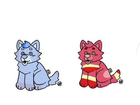 3 Points Wolf Plushie Adopts Open By Triplestarwand On Deviantart