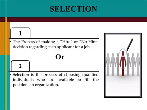 Recruitment Process Goals Sources Constraints Selection Methods And