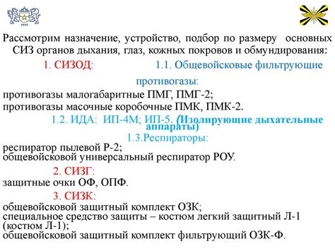 Тема №2 Занятие №1 Правила пользования средствами индивидуальной защиты Online Presentation