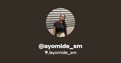 Ayomidesm Twitter Instagram Linktree