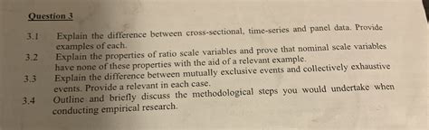Solved Question 331 ﻿explain The Difference Between