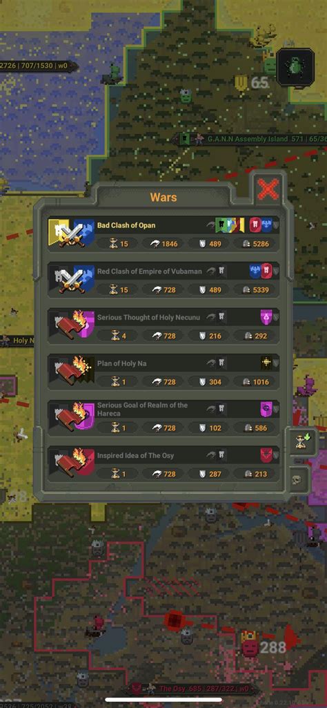 War Menu Rworldbox