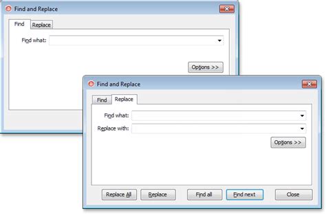 find and replace dialog vcl devexpress documentation