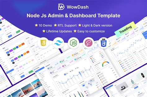 Wowdash Nodejs Tailwind Admin Dashboard Template
