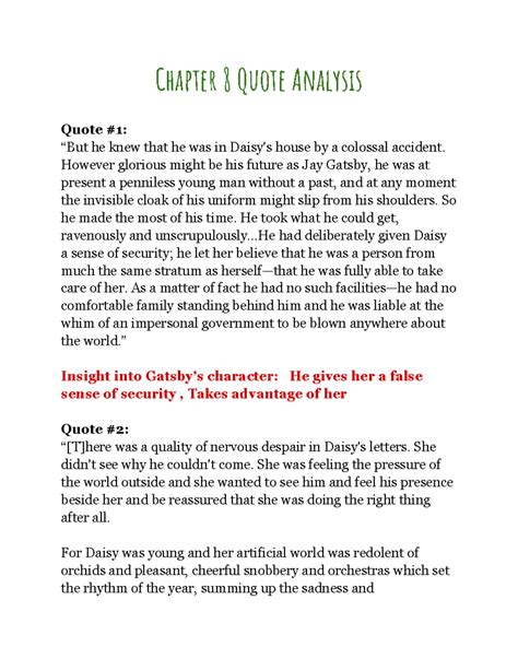 Copy Of Chapter 8 Quote Analysis Chapter 8 Quote Analysis Quote 1 But He Knew That He Was