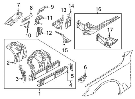 Inner Structure And Rails 2023 Bmw M5