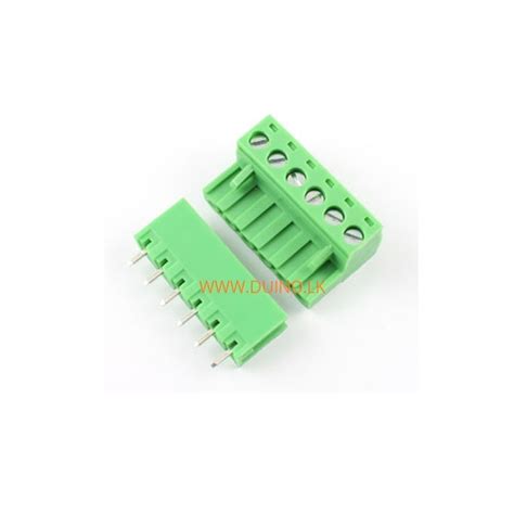 6pins Pluggable Screw Terminal Block Connector Straight 508mm Pitch