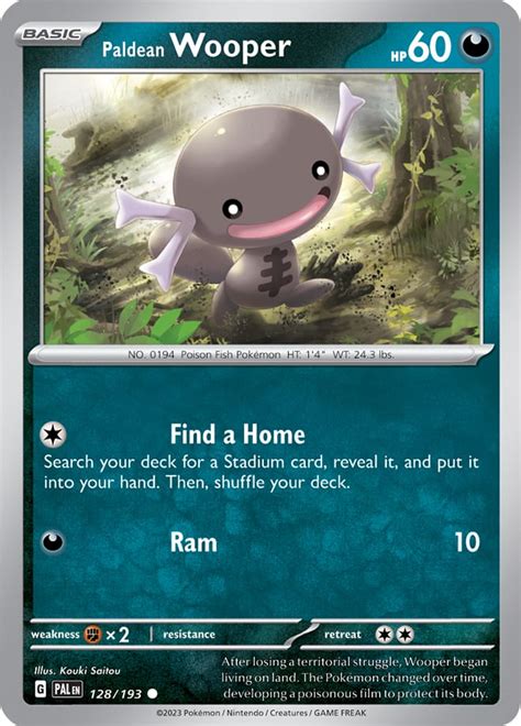 Paldean Wooper Paldea Evolved 128 Bulbapedia The Community Driven