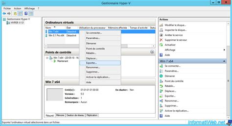 Export And Import Virtual Machines In Hyper V On WS R Or WS Microsoft