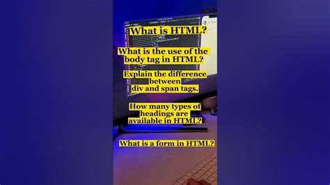 🧑🏻‍💻 Html Interview Question Part 1 Html Trendvideo Youtube