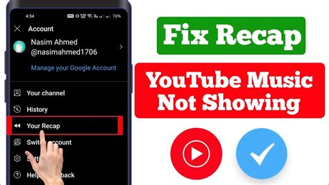 Fix Recap YouTube Music Not Showing YouTube Recap YouTube Music Recap Not Working
