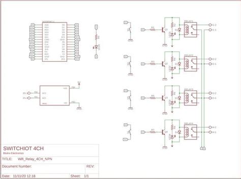 switchiot 4ch control 4 switch over internet share project pcbway
