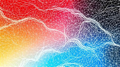 Premium Ai Image Abstract Background White Curved Lines On Colourful Background A Minimalist