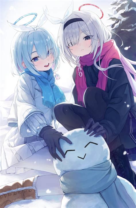 Sensei Doodle Sensei Arona And Plana Blue Archive Drawn By Rosu Danbooru