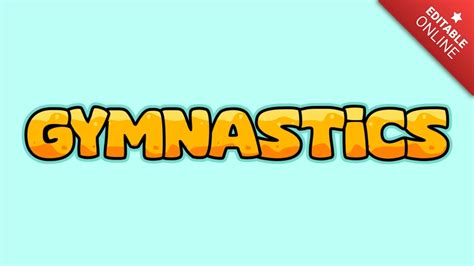 Gymnastics Graffiti Pop Liquid Text Effect Generator