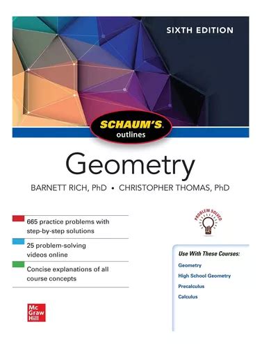 Libro Schaum S Esquema De Geometría Sexta Edición Schaum Cuotas Sin Interés