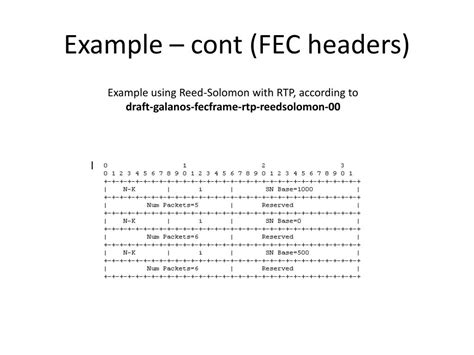 Ppt Rtp Payload Format For Multiple Flows Fec Powerpoint Presentation