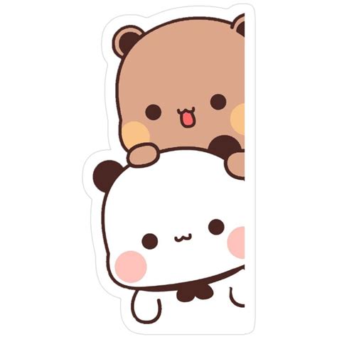 Cute Curious Couple Bubu And Dudu Sticker Cute Stickers Sticker