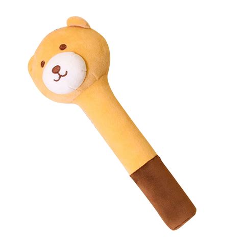 Soumake Cartoon Animal Massage Hammer Long Handle Soft Plush Back