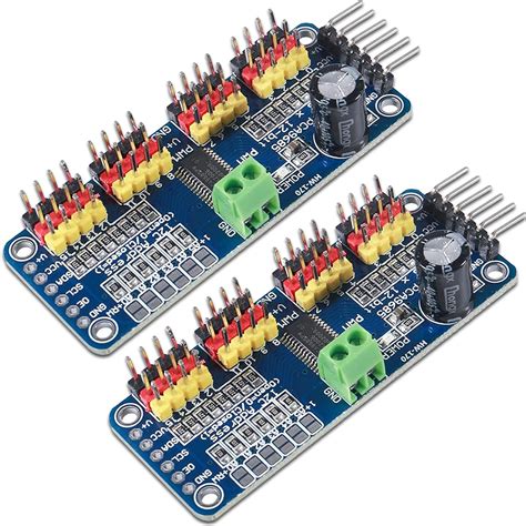 Pcs Pca Channel Pwm Iic I C Bit Servo Motor Driver Module Compatible With Arduino