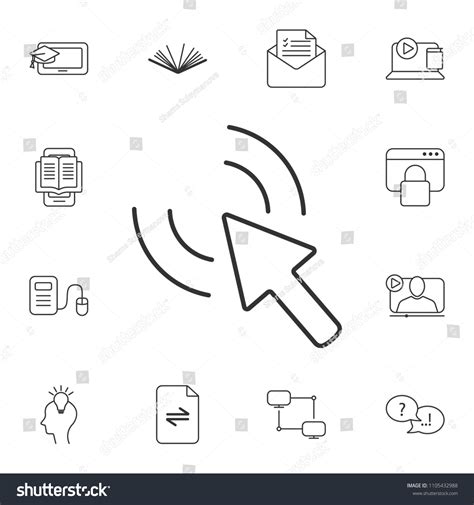 Cursor Icon Simple Element Illustration Cursor เวกเตอร์สต็อก ปลอดค่าลิขสิทธิ์ 1105432988