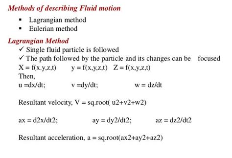 fluid kinematics