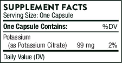 Thorne Potassium Citrate Emerson Ecologics