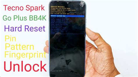 Tecno Spark Go Plus BB K Hard Reset Pattern Unlock YouTube