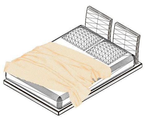 Bed In RFA 893 75 KB CAD Library
