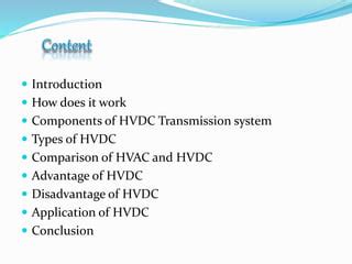 HVDC Transmission System PPTX