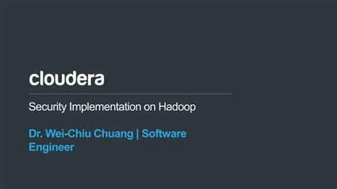 Security Implementation On Hadoop Ppt