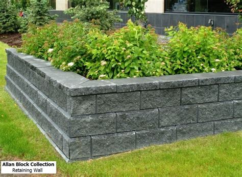 Allan Block Retaining Wall Collection Anchorage Sand And Gravel