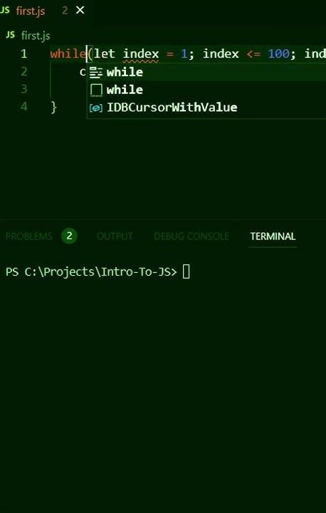 Write A Program Print 1 To 100 Using For Loop And While Loop In Js Youtube