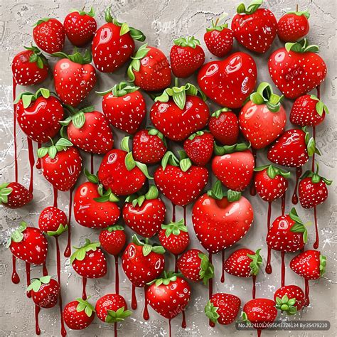 Ai创作图草莓装饰画 写实草莓 草莓无框画 草莓素材计 草莓插图壁画 草莓宣传画 原创草莓挂画 可爱草莓素材 创意草莓 艺术化草莓 创意草莓插画 草莓水果背景素材 手绘草莓壁纸 小草莓手绘