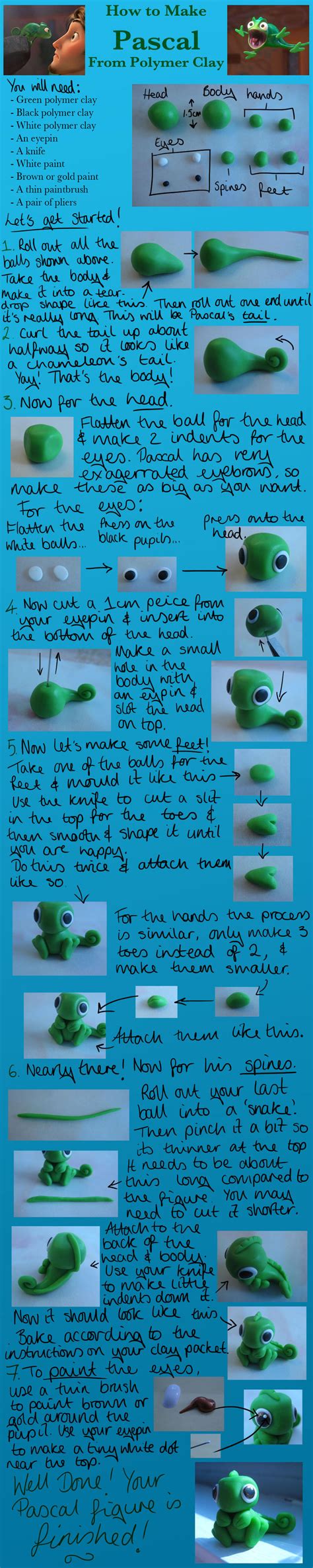 Tangled Pascal Clay Tutorial By Lightningmcturner On Deviantart