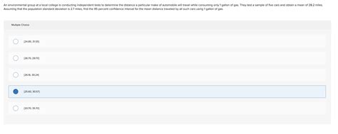 solved assuming that the population standard deviation is