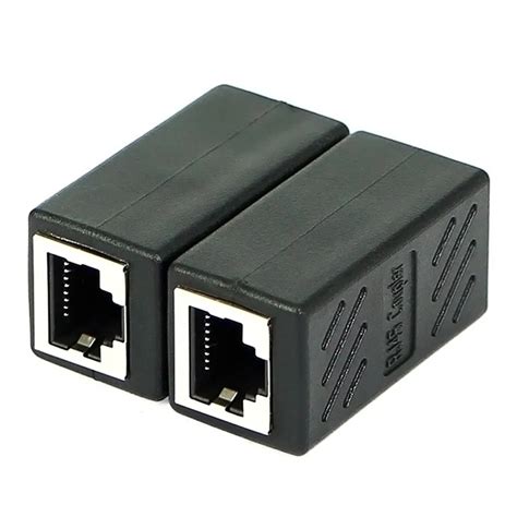 암 암 네트워크 lan 커넥터 어댑터 커플러 익스텐더 rj45 이더넷 케이블 확장 변환기 computer cables