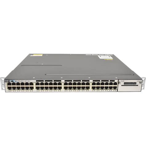 Cisco Catalyst WS C3750X 48P L 48 Port PoE GE Switch 2x PSU Rack Ears Piospartslap