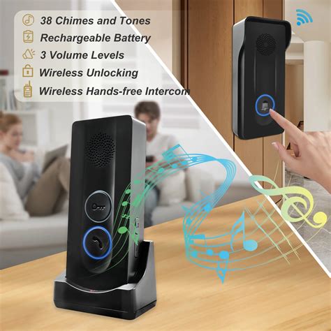 Wireless Voice Intercom Super Long Range Wireless Doorbell 2 Way Audio Intercomunicador