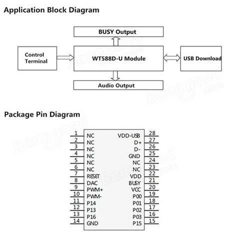 Wt588d U 32m Voice Sound Module 5v Mini Usb Interface Sound Module For Arduino Sale Banggood