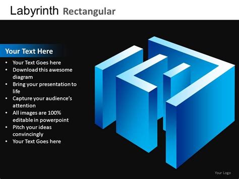 Labyrinth Rectangular Powerpoint Presentation Slides DB Presentation Graphics Presentation