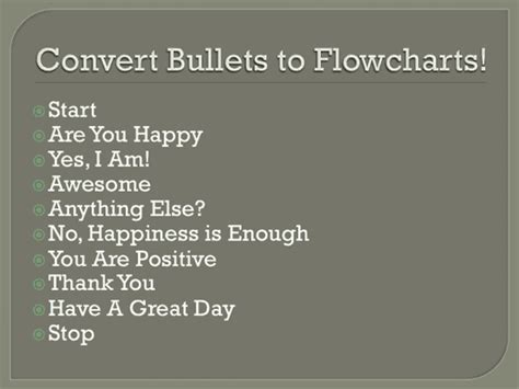 Using Smartart For Simple Flowcharts In Powerpoint For Mac