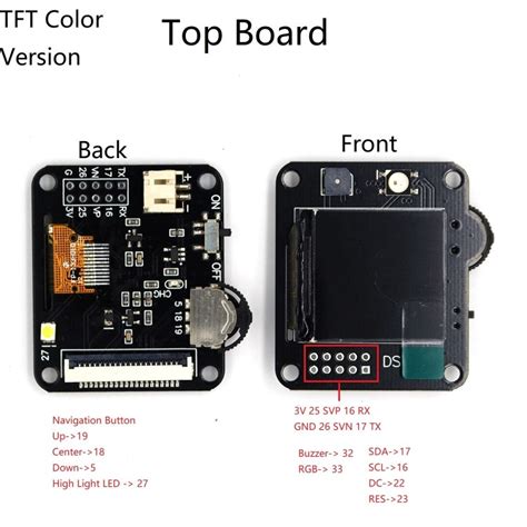 Dstike Esp32 Watch Devkit Tft Color Devkit Esp32 Watch Development