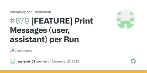 Feature Print Messages User Assistant Per Run · Issue 879