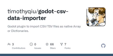 GitHub Timothyqiu Godot Csv Data Importer Godot Plugin To Import CSV