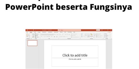 8 Menu Pada Ribbon Microsoft Powerpoint Beserta Fungsinya