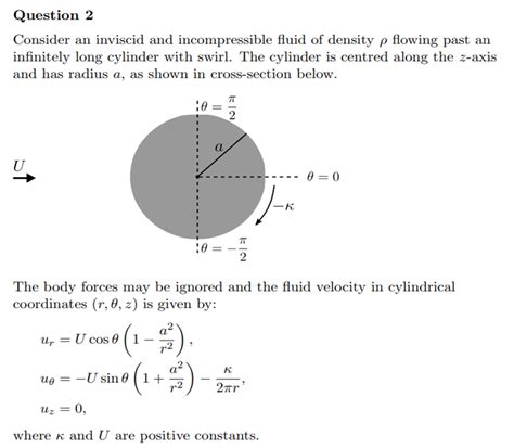 Solved Consider An Inviscid And Incompressible Fluid Of
