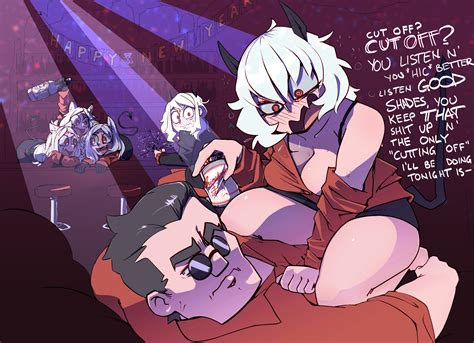 Unyin Cerberus Helltaker Helltaker Character Malina Helltaker Modeus Helltaker