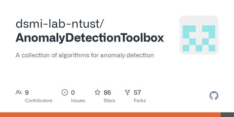 Github Dsmi Lab Ntust Anomalydetectiontoolbox A Collection Of Algorithms For Anomaly Detection